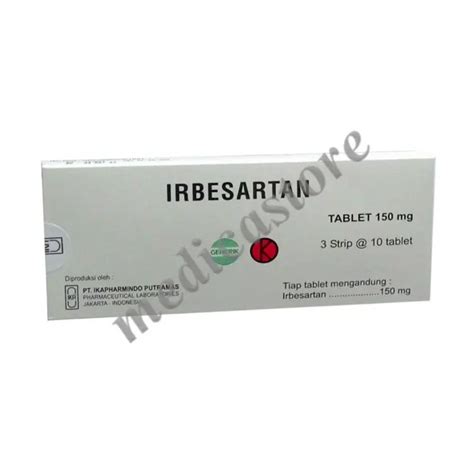 Irbesartan Tablet 150 Mg Harga Manfaat Dan Dosis
