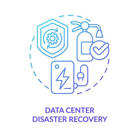 Types Of Disaster Recovery Loop Infographic Vector Image