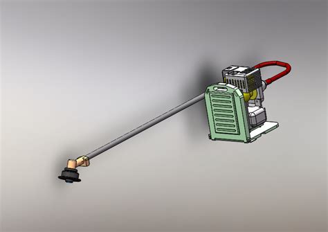 小型便携式割灌机设计 背负式机动除草机 割草机[三维sw]【12张cad图纸】 Solidworks 2012 模型图纸下载 懒石网