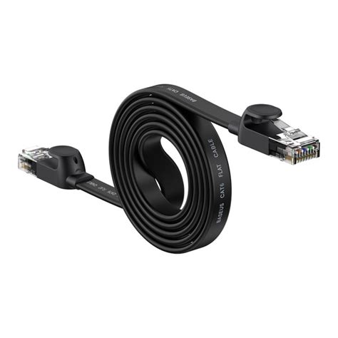Cablu De Retea High Speed Baseus Lan Ethernet Cat6 Rj45 1 5m Negru