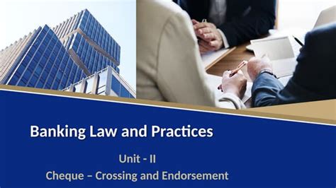 Banking Theory Law And Practices Chequepptx