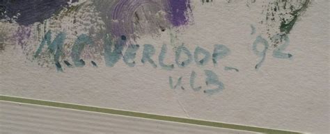 Mary Verloop Maria Catharina Verloop Olieverf Op Papier Bloem Verkocht Kunstveiling Nl