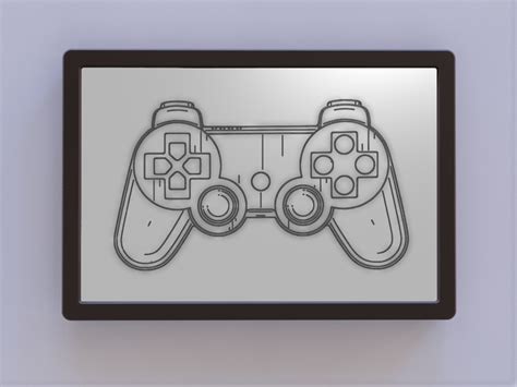 Playstation Dualshock Controller Patent Art By Ken Mills Makerworld