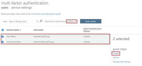 Enabledisable Mfa In Azure Active Directory Theitbros
