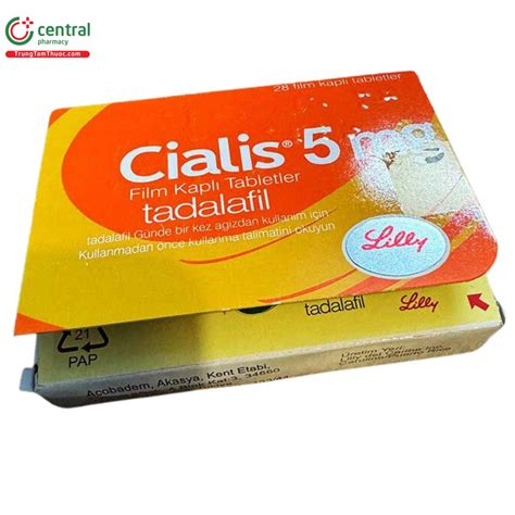 Thuốc Cialis 5mg Điều Trị Triệu Chứng Rối Loạn Cương Dương ở Nam Giới