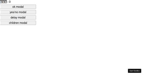 Nice Modal Example Codesandbox