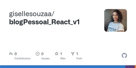 Github Gisellesouzaablogpessoalreactv1