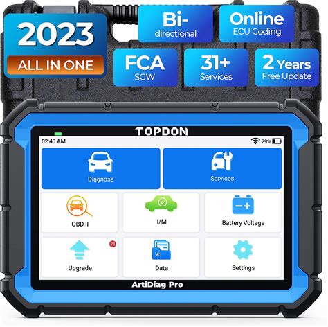 Topdon Artidiag Pro Bidirectional Scan Tool With Ecu Coding