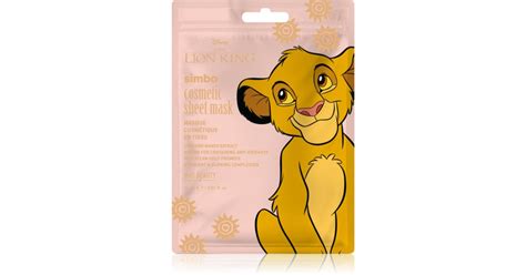 Mad Beauty Lion King Simba Máscara Revitalizante Em Folha Notinopt