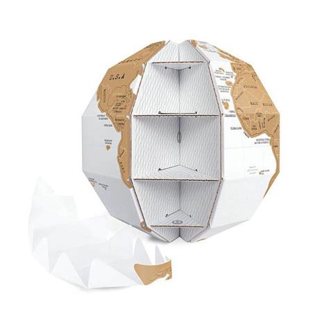 1pcs Diy Scratch Globe 3d Stereo Assembly Globe Wo Grandado