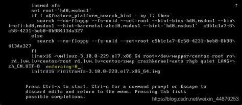 centos7 1 修改selinux相关机制后出现开机失败，报错faild to load selinux policy freezing
