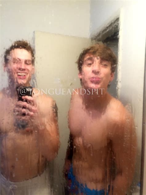 Aaron And Logan Spitting By Tongueandspit On Deviantart
