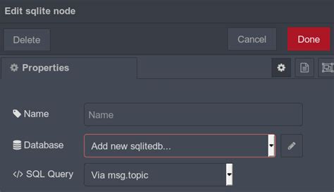 Missing Node Type Sqlitedb General Node RED Forum