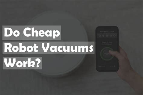 Do Cheap Robot Vacuums Work