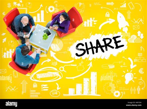 Share Sharing Connection Online Communication Networking Concept Stock