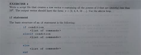Solved Exercise 4 Write A Script File That Creates A Row
