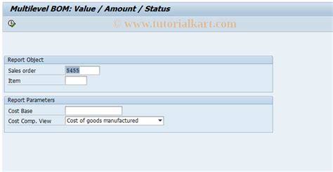 Ck87 99 Sap Tcode Sales Document Multilevel Bom