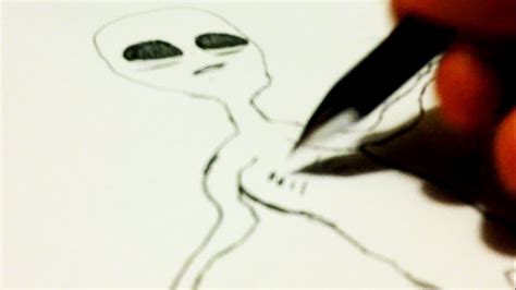 How To Draw An Alien Drawing Realistic Extraterrestrials YouTube