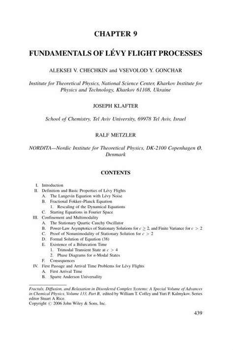 PDF Fundamentals of Lévy Flight Processes DOKUMEN TIPS