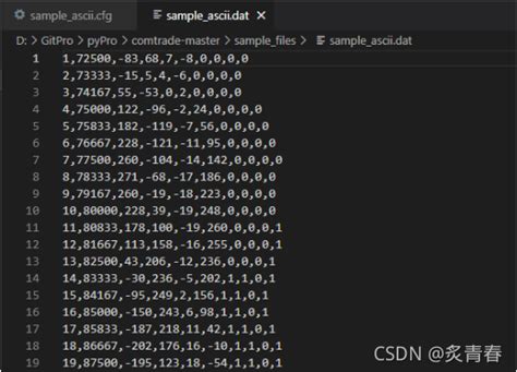 Qt实战技巧 数据可视化之comtrate格式解析（一）comtrade在线分析 Csdn博客