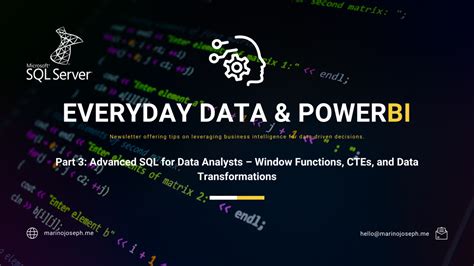 Advanced Sql For Data Analysts
