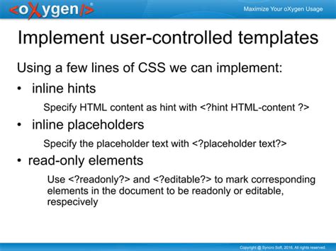 maximize your oxygen usage oxygen xml syncro soft ppt