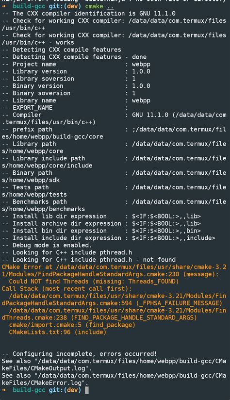 using gcc in termux · issue 31 · the moisrex webpp · github