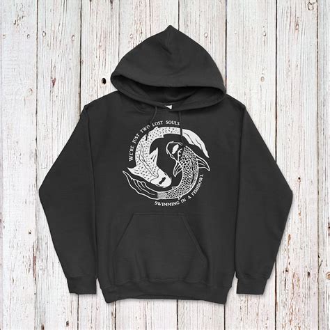 Pink Floyd Hoodie Wish You Were Here Quote Shirt Etsy