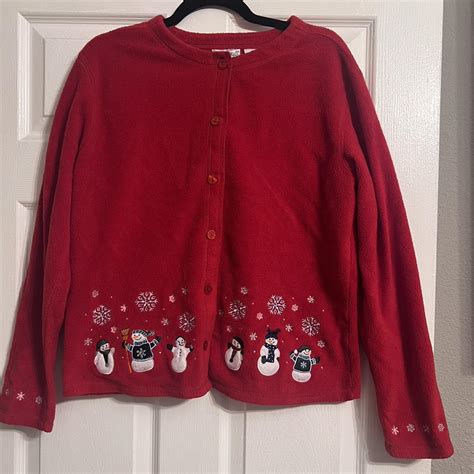 Vintage Snowman Christmas Sweater Brand Fashion Depop