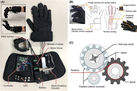System Design A Hardware Structure Of Exo Glove Power The Robotic Download Scientific