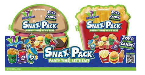 Snax Pack Candy And Toy Double Exclusive Brands