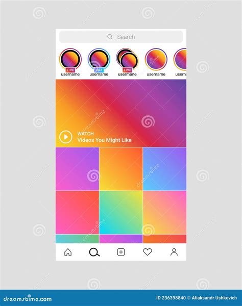 Live Camera Screen Interface Stock Vector Illustration Of Comment Network 236398840