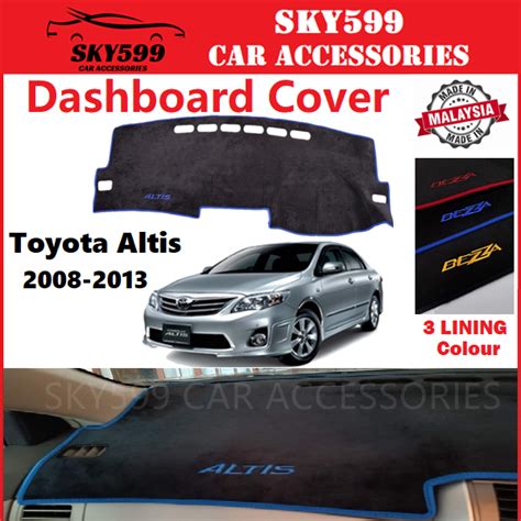 Toyota Altis 2008 2013 Dashboard Cover Anti Slip Dashboard Mat High