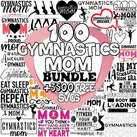 Gymnastic Mom Svg Bundle Gymnastics Svg Gymnastic Mom Png In My Mom Era