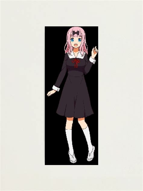 Chika Fujiwara Pixel Art Photographic Print By Owopixels Redbubble