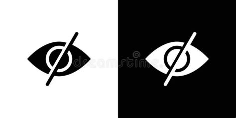 Hide Icon Logo Set Vector Stock Vector Illustration Of Concept 332866849