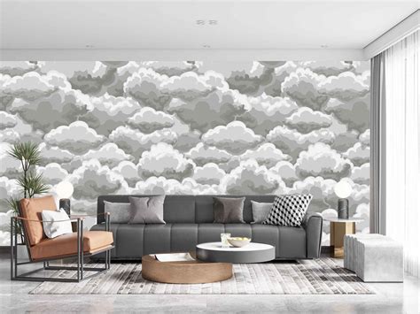 Shaded Clouds Art Customize Wallpaper Myindianthings