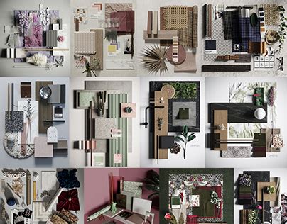Mood Boards Materials Boards Behance