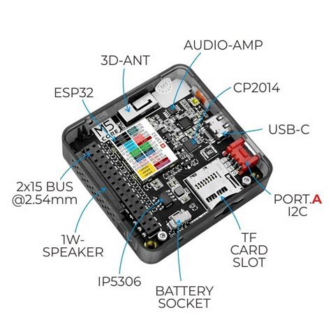 kit de desarrollo m5stack basic core esp32 iot edición conmemorativa