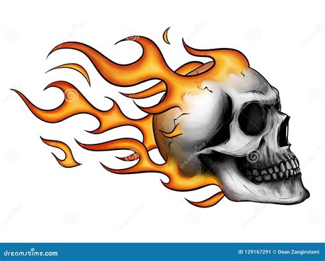 Flames Illustration Royalty Free Cartoon 90838667