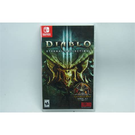 二手ns 暗黑破壞神 3：永恆之戰版 中文版 Diablo Iii D3 蝦皮購物