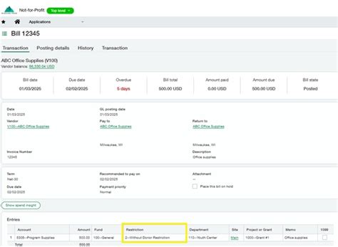 using sage intacct to track restricted net assets part 1 cla