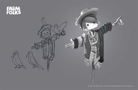 Drew A Concept Art Of The Scarecrow For My Farm Sim Game What Do You