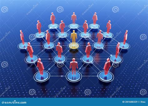 Social Hierarchy Stock Illustration Illustration Of Communicate