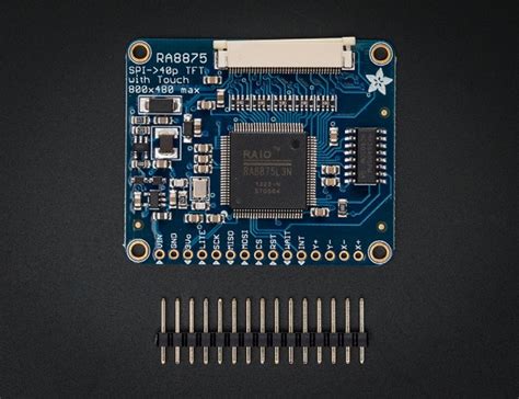 New Products 4 3″ 480×272 And 5 0″ 800×480 40 Pin Tft Displays With Touchscreen And Ra8875 Driver