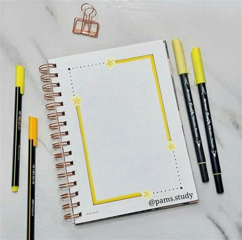 Bordes Bonitos Titulos Bullet Journal Lettering Idea