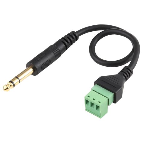 635mm Male To 3 Pin Pluggable Terminals Solder Free Connector