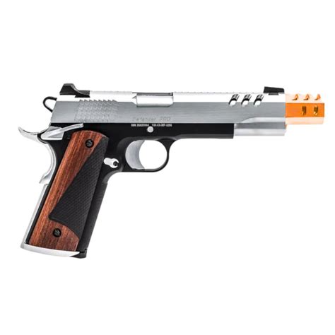 Vorsk 1911 Cs Defender Pro Meu Gas Blowback Airsoft Pistol Silver