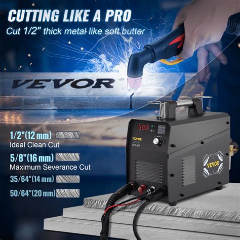 Vevor Plasma Cutter 50amp Non Touch Pilot Arc Air Cutting Machine