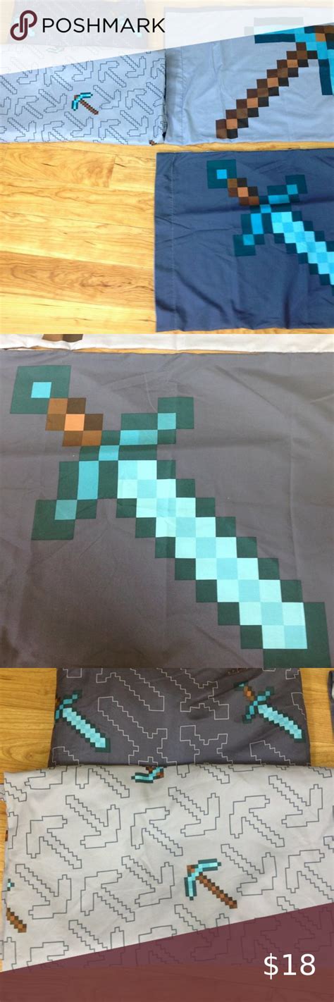 Minecraft 4 Pc Full Size Sheet Set Full Size Sheets Sheet Sets